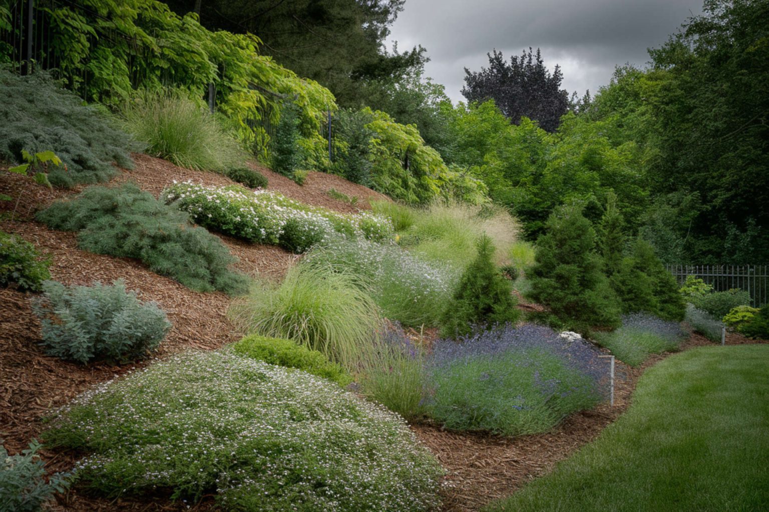 Backyard on a Slant? 8 Creative Ways to Level Your Slope - Gardening Latest