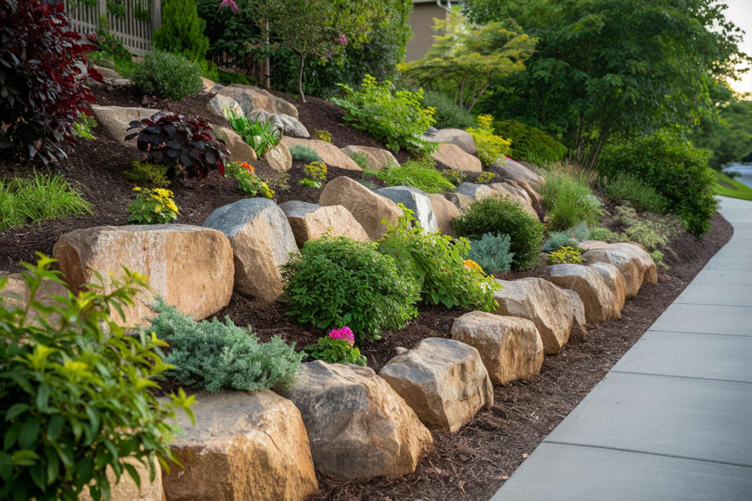 Backyard on a Slant? 8 Creative Ways to Level Your Slope - Gardening Latest