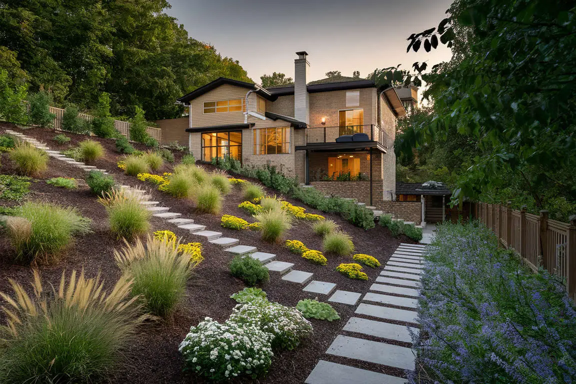 Low Maintenance Hillside Landscaping: Ideas to Save Time - Gardening Latest