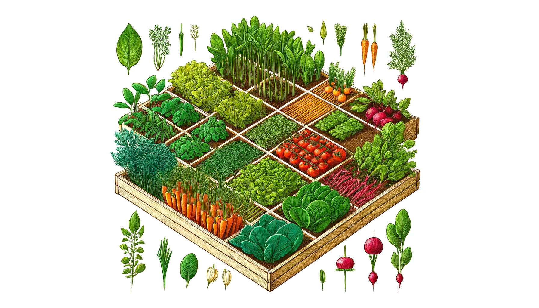 4x4 Raised Bed Layout Ideas for a Vegetable Garden - Gardening Latest
