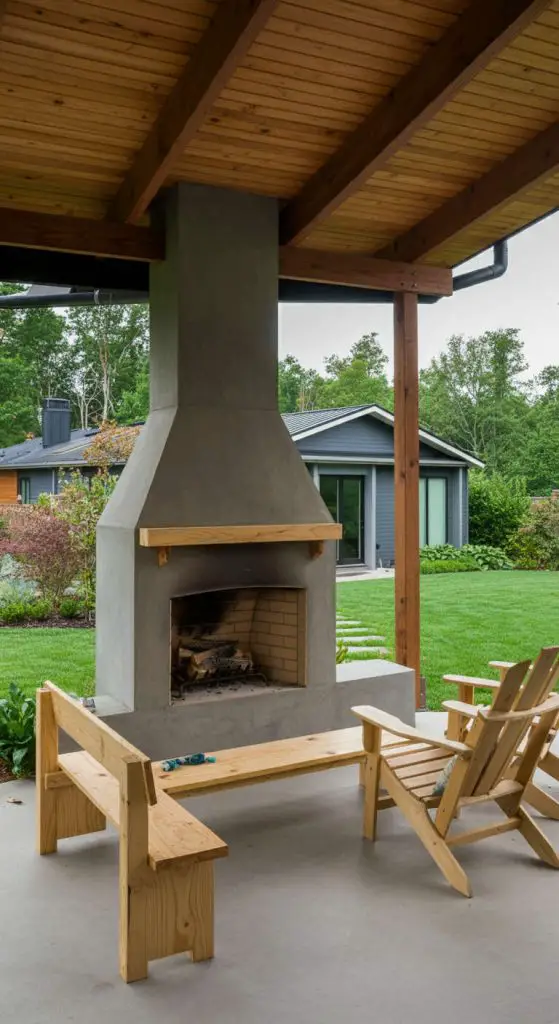 10 Patio Fireplace Ideas for a Cozy Outdoor Haven - Gardening Latest
