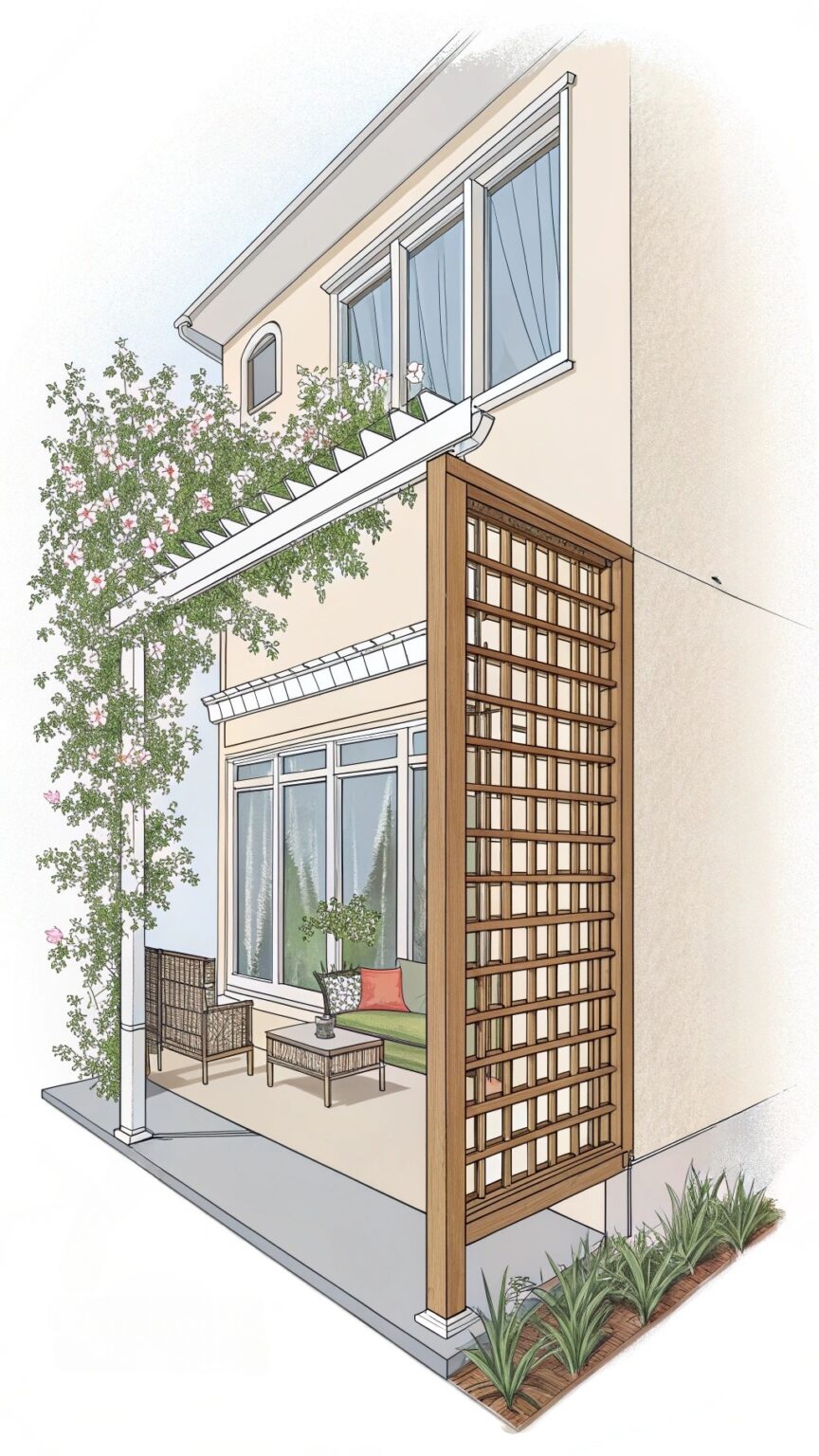 Privacy Please! Using Garden Trellises as Attractive Screens & Dividers ...