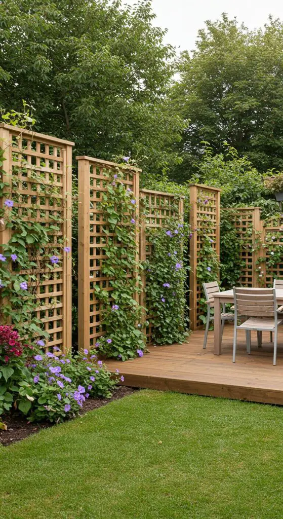 Privacy Please! Using Garden Trellises as Attractive Screens & Dividers ...