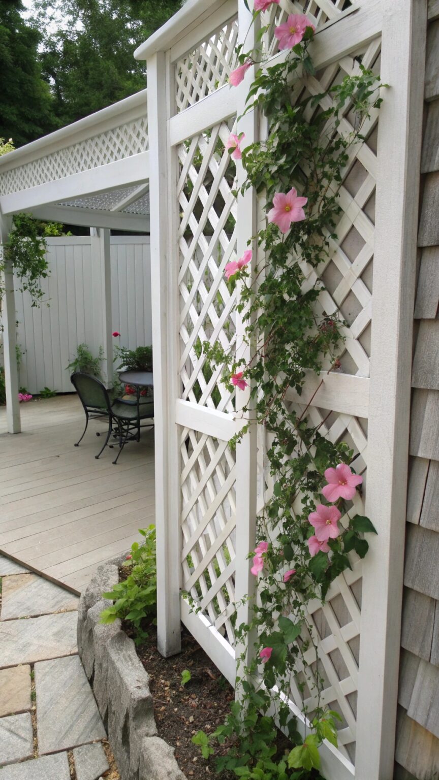 Privacy Please! Using Garden Trellises as Attractive Screens & Dividers ...